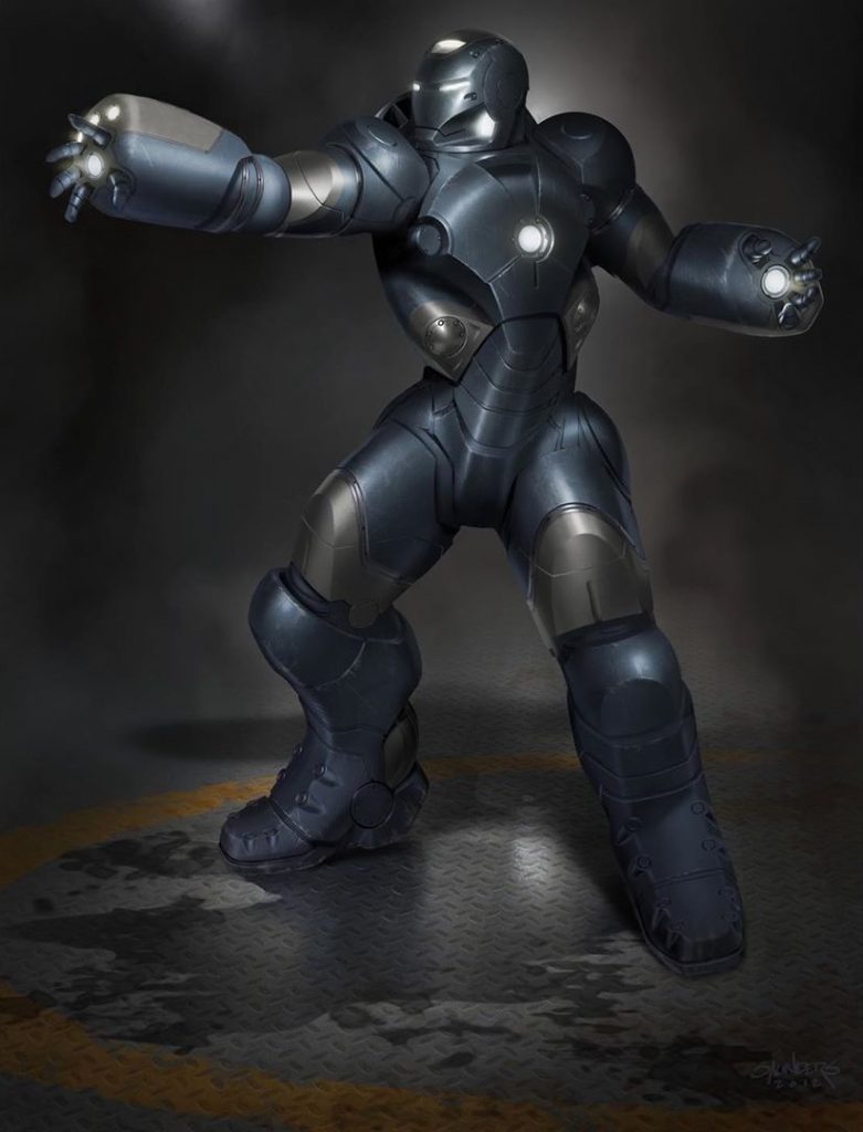 The Unseen Concept Arts of The Underwater Iron Man Armor Revealed