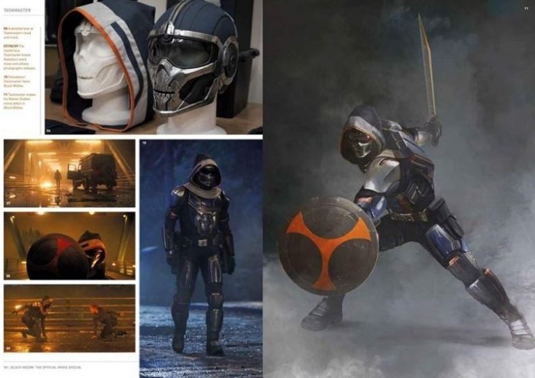 Black Widow – The Best Look at Taskmaster and His Weapons Revealed